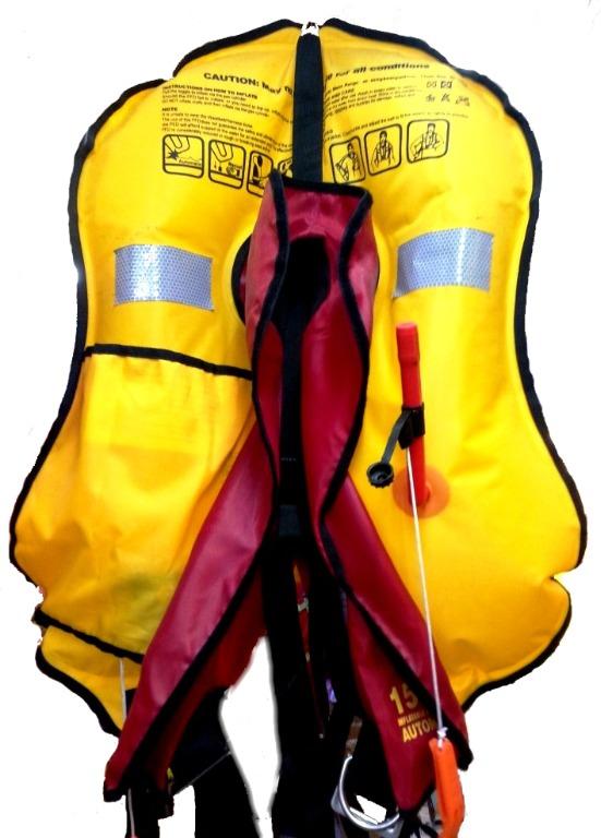 Inflatable Vest Life Pilot Life Jacket Emergency Life vest Marine Vest ...