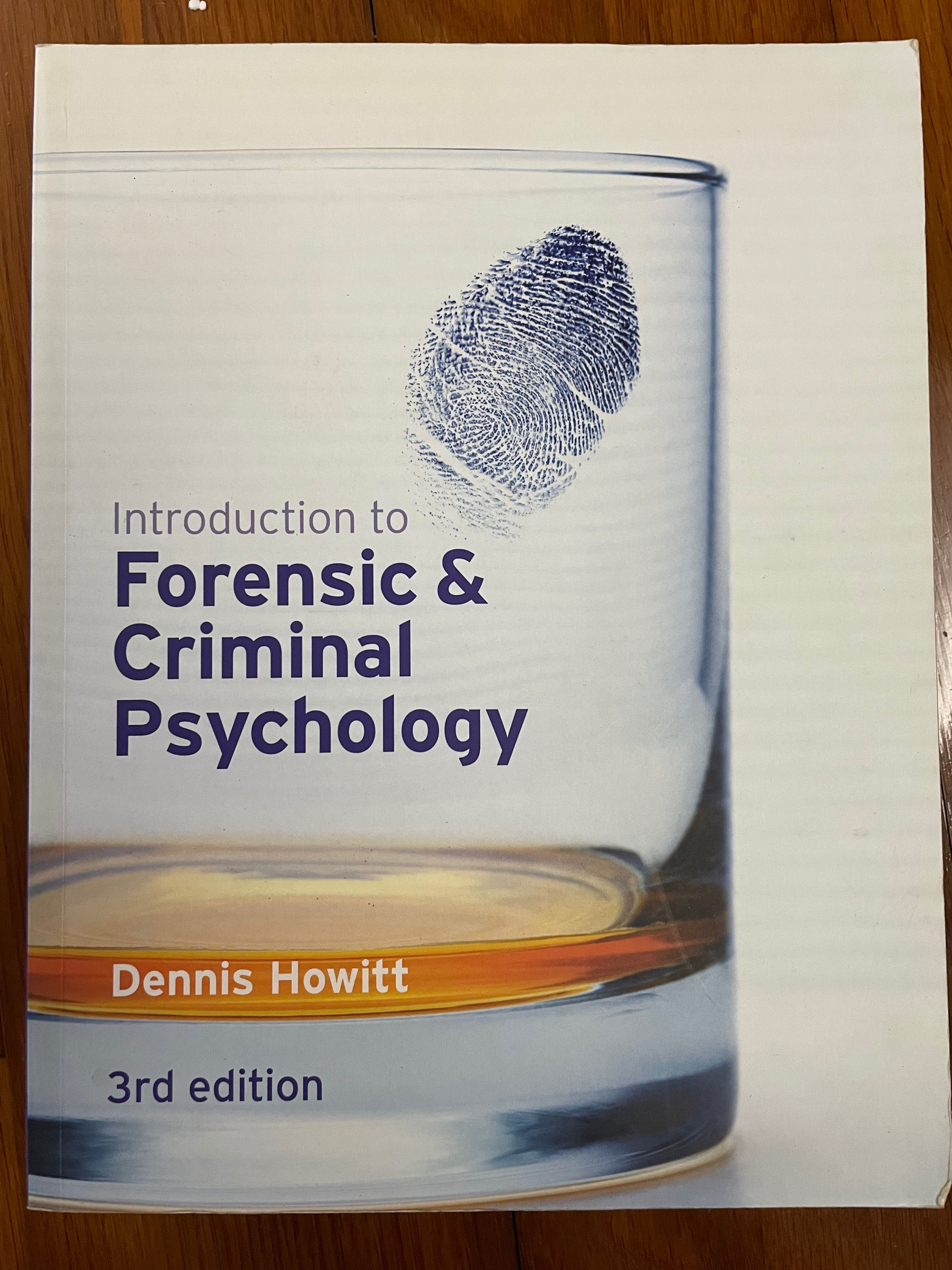 Introduction to Forensic & Criminal Psychology, 興趣及遊戲, 書本 & 文具, 教科書 - Carousell