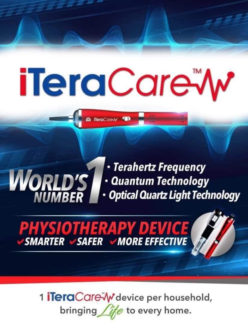 iTeracare Terahertz Physiotherapy Device, Health & Nutrition, Massage ...