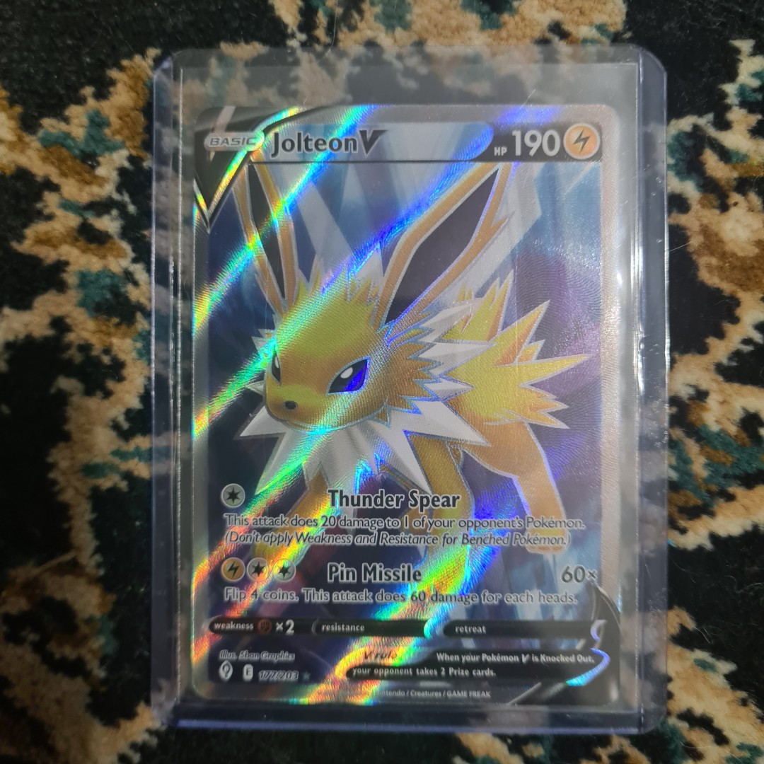 Jolteon full art, Hobbies & Toys, Memorabilia & Collectibles, Vintage ...
