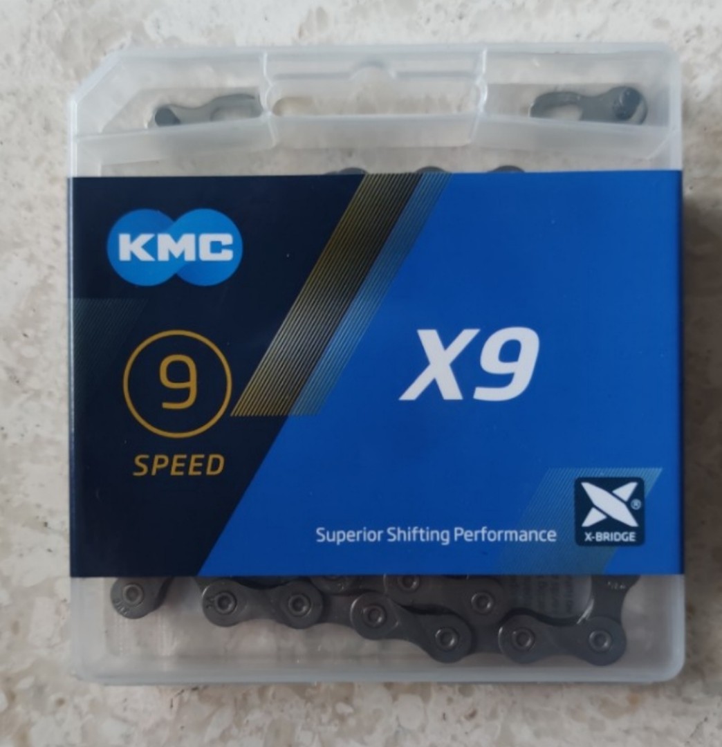 KMC X9 Chain - 9-speed, Sports Equipment, Bicycles & Parts, Parts ...