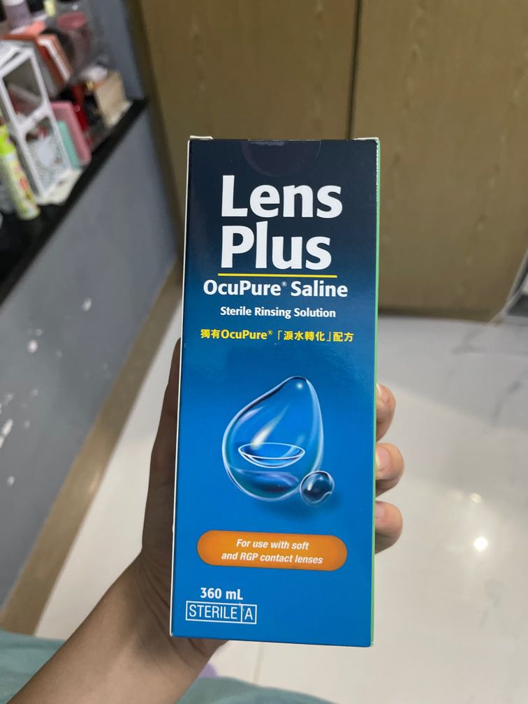 Lens plus Sterile Rinsing Solution, 美容＆化妝品, 健康及美容 - 眼部護理 - Carousell