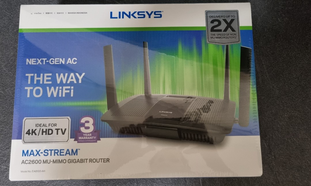 Linksys router, TV & Home Appliances, TV & Entertainment, Media ...