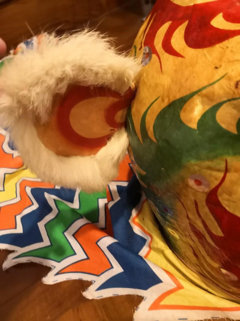 Lion dance Lion Jead costume, Hobbies & Toys, Toys & Games on Carousell