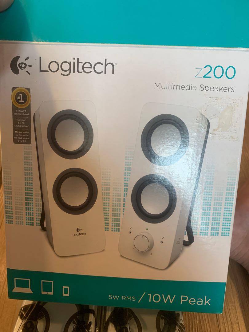 Logitech Z200 WHITE BRAND NEW, Audio, Soundbars, Speakers & Amplifiers ...