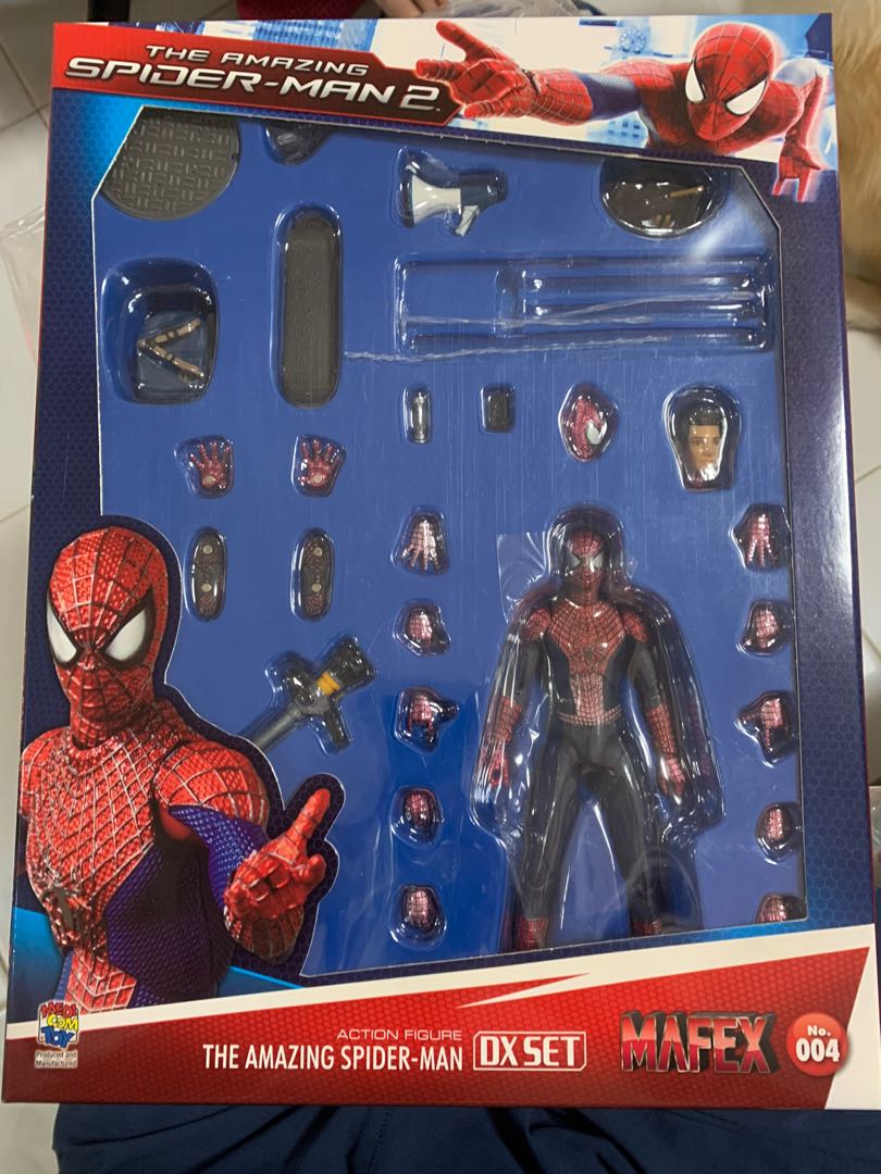 mafex the amazing spider-man 004 figure, 興趣及遊戲, 玩具 & 遊戲類 - Carousell