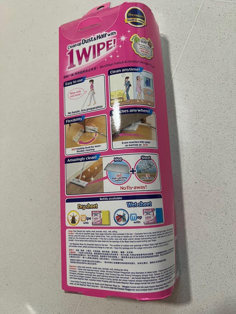 Magiclean Wiper Mop Set, Furniture & Home Living, Cleaning & Homecare ...