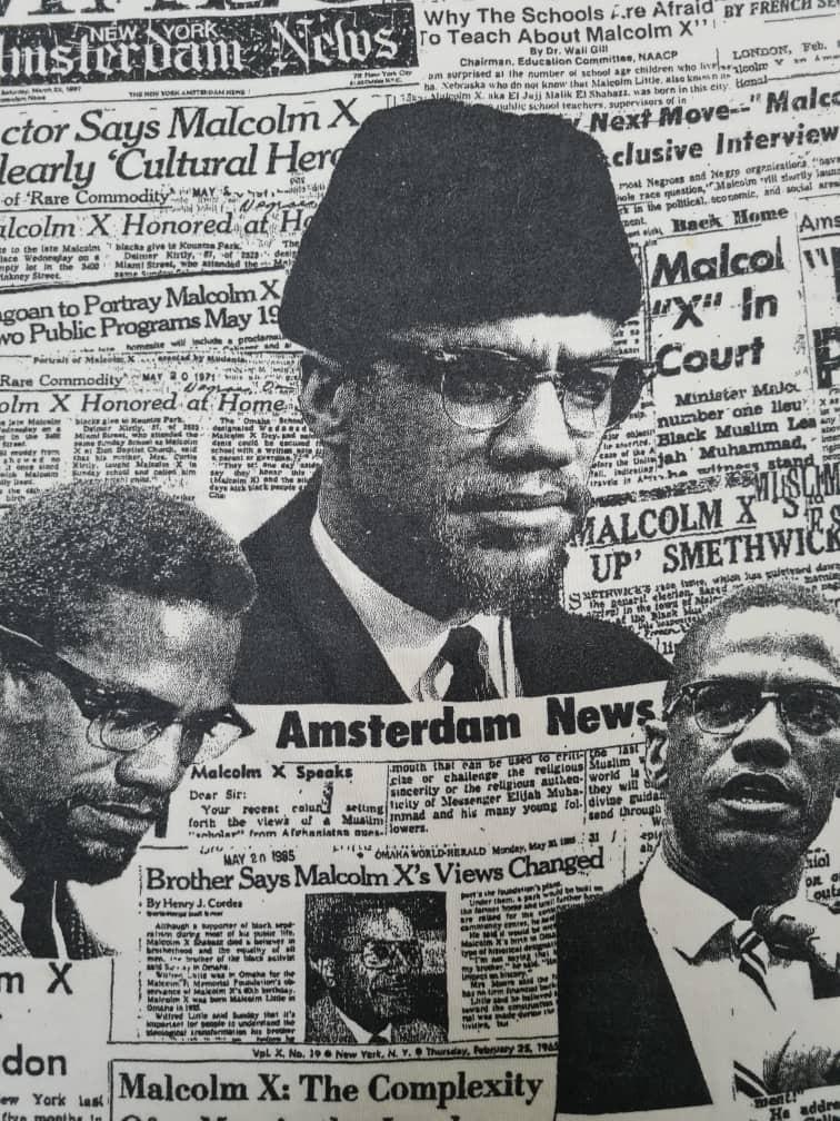 Malcolm X newspaper, Men's Fashion, Tops & Sets, Tshirts & Polo Shirts ...