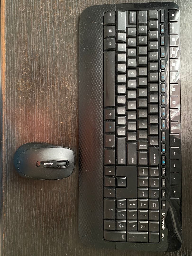 Microsoft Keyboard and Mouse (Wireless), Computers & Tech, Parts ...