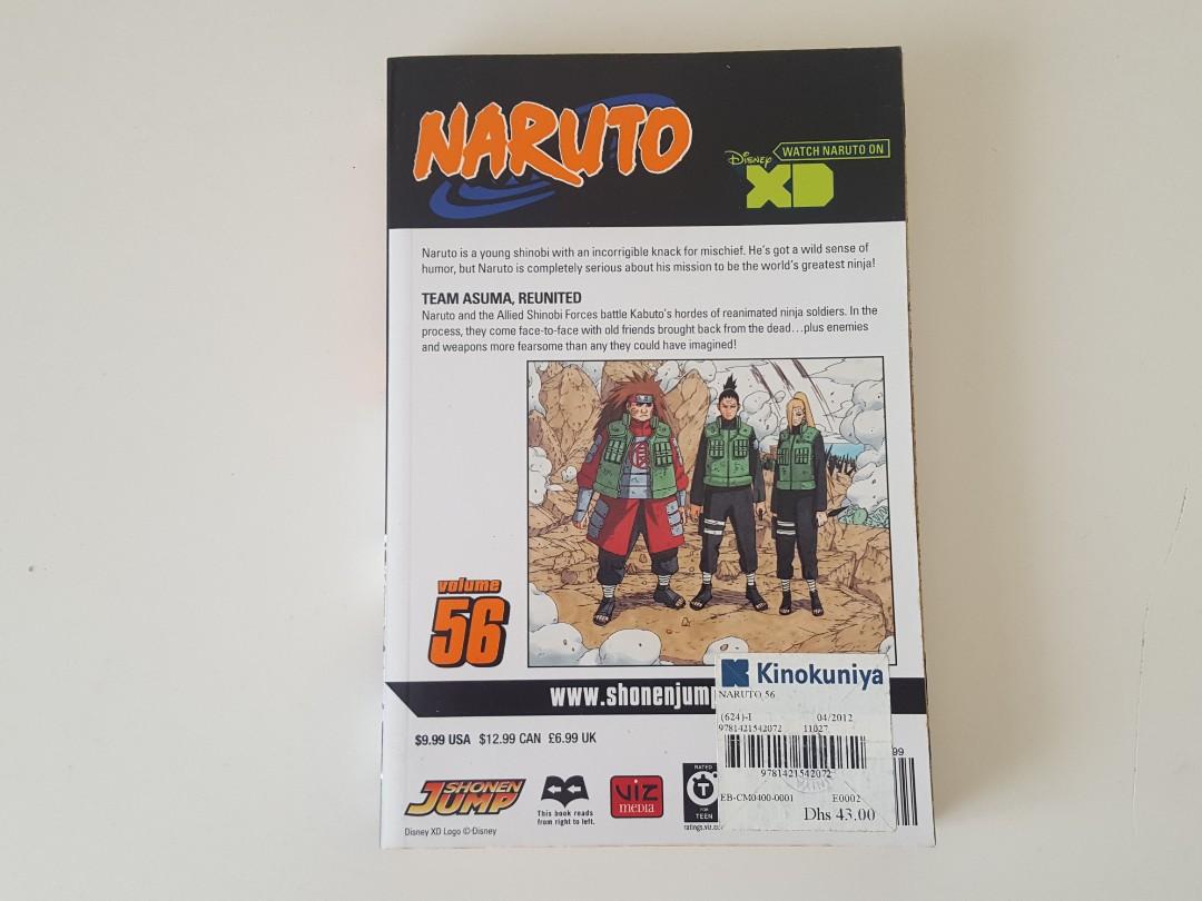 Naruto Volume 56 manga (English Ver.), Hobbies & Toys, Books ...