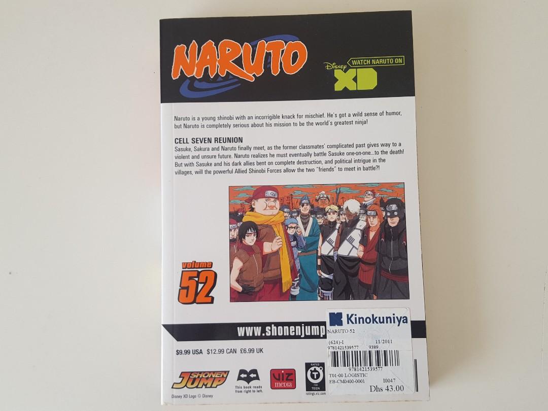 Naruto Volume 52 manga (English ver.), Hobbies & Toys, Books ...