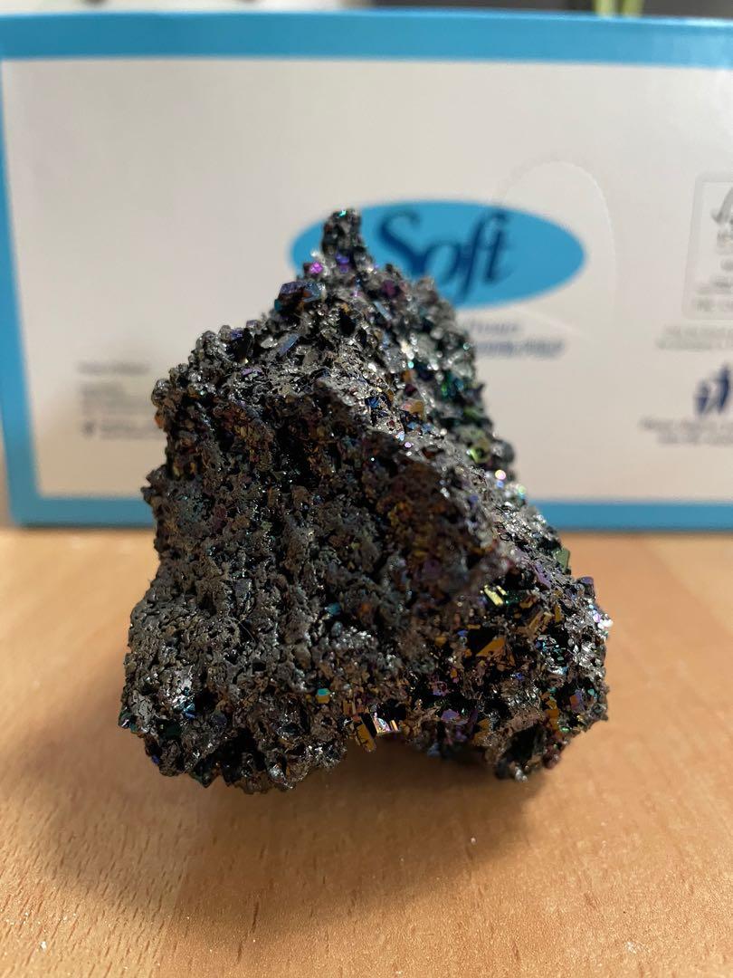 Natural berthierite fortune mountain / crystal stone, Women's Fashion ...