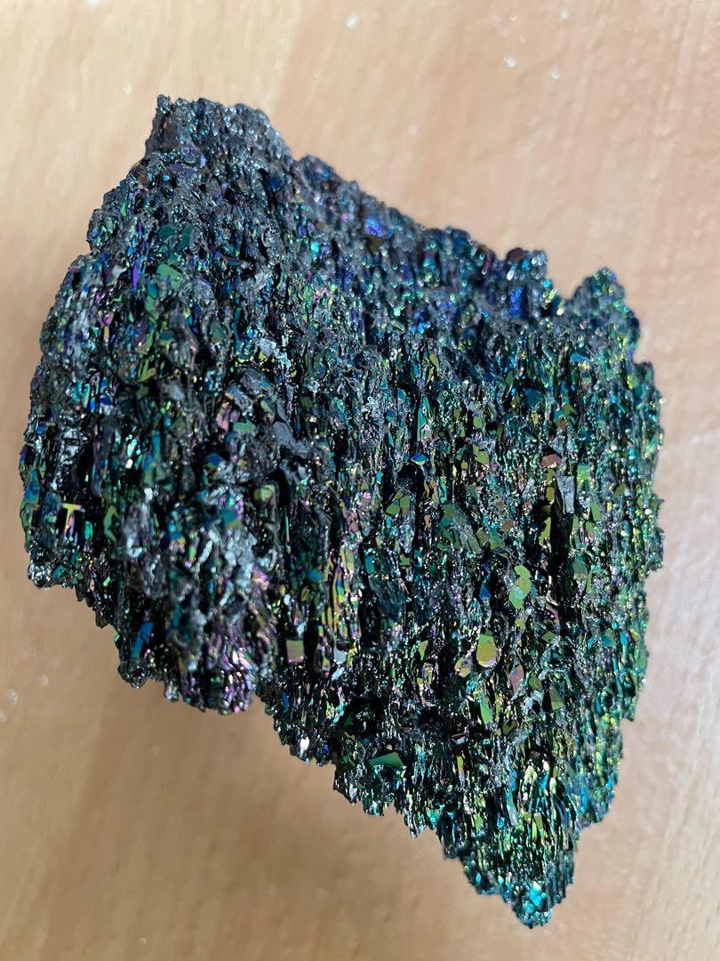 Natural berthierite fortune mountain / crystal stone, Women's Fashion ...