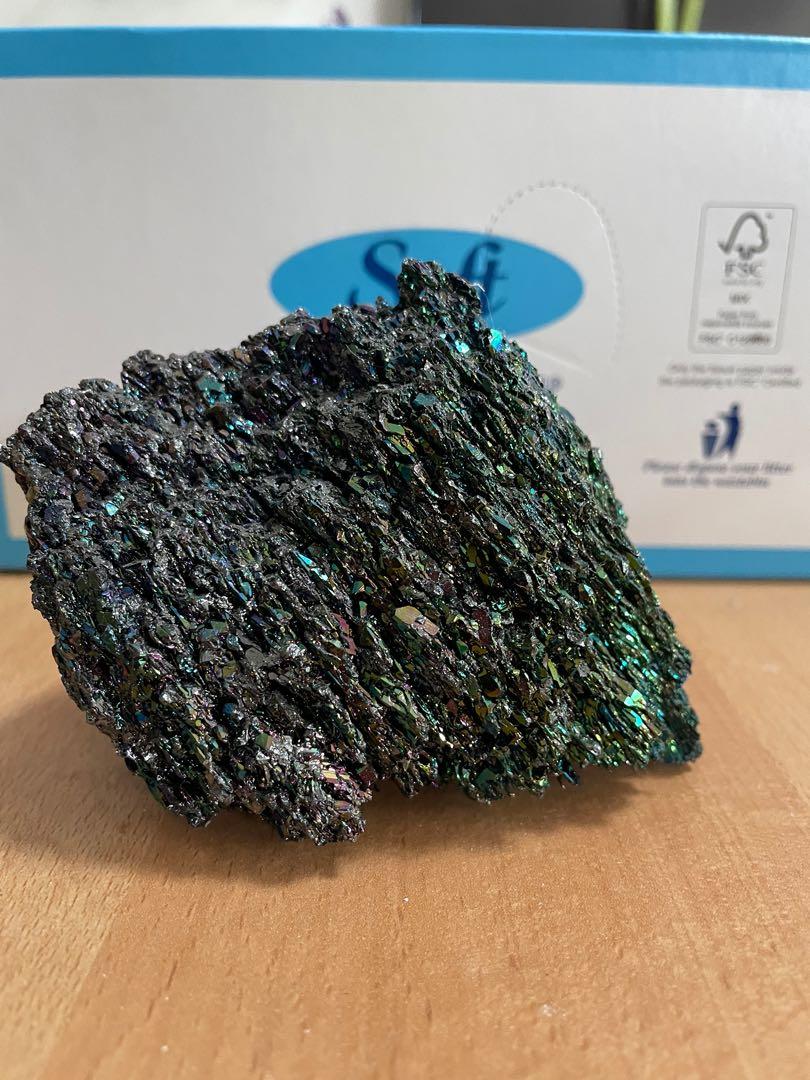 Natural berthierite fortune mountain / crystal stone, Women's Fashion ...