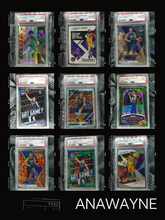 NBA GRADED CARDS PSA 9 PSA 10 GMA 10 LEBRON JAMES LUKA DONCIC KOBE ...