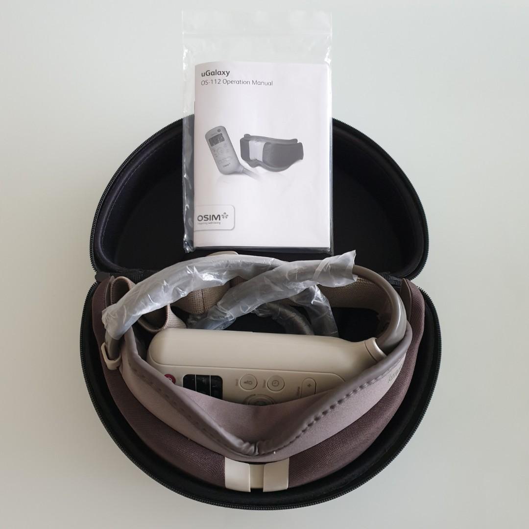 OSIM uGalaxy Eye Massager, Health & Nutrition, Massage Devices on Carousell