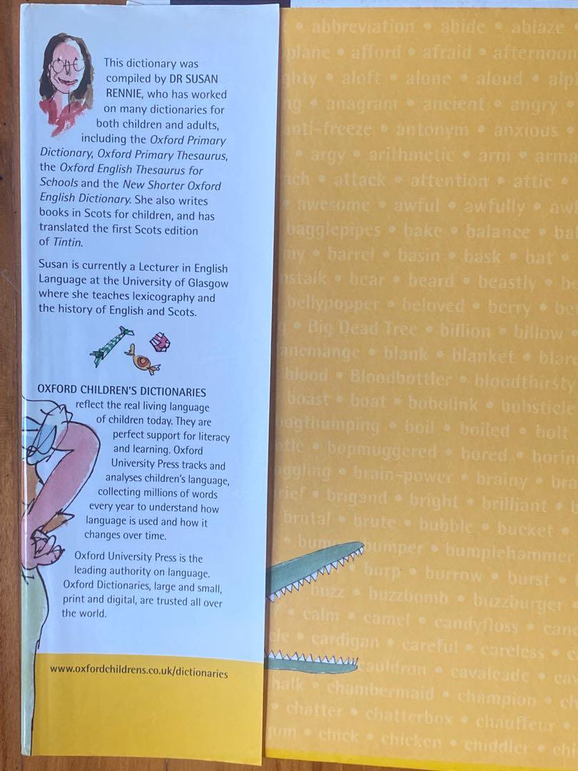 Oxford Roald Dahl Dictionary, Hobbies & Toys, Books & Magazines ...