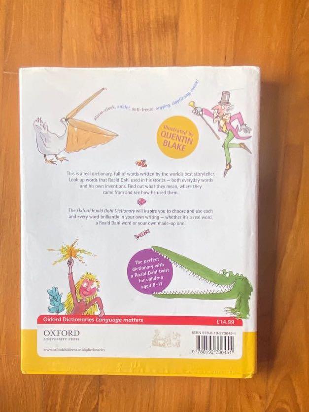 Oxford Roald Dahl Dictionary, Hobbies & Toys, Books & Magazines ...