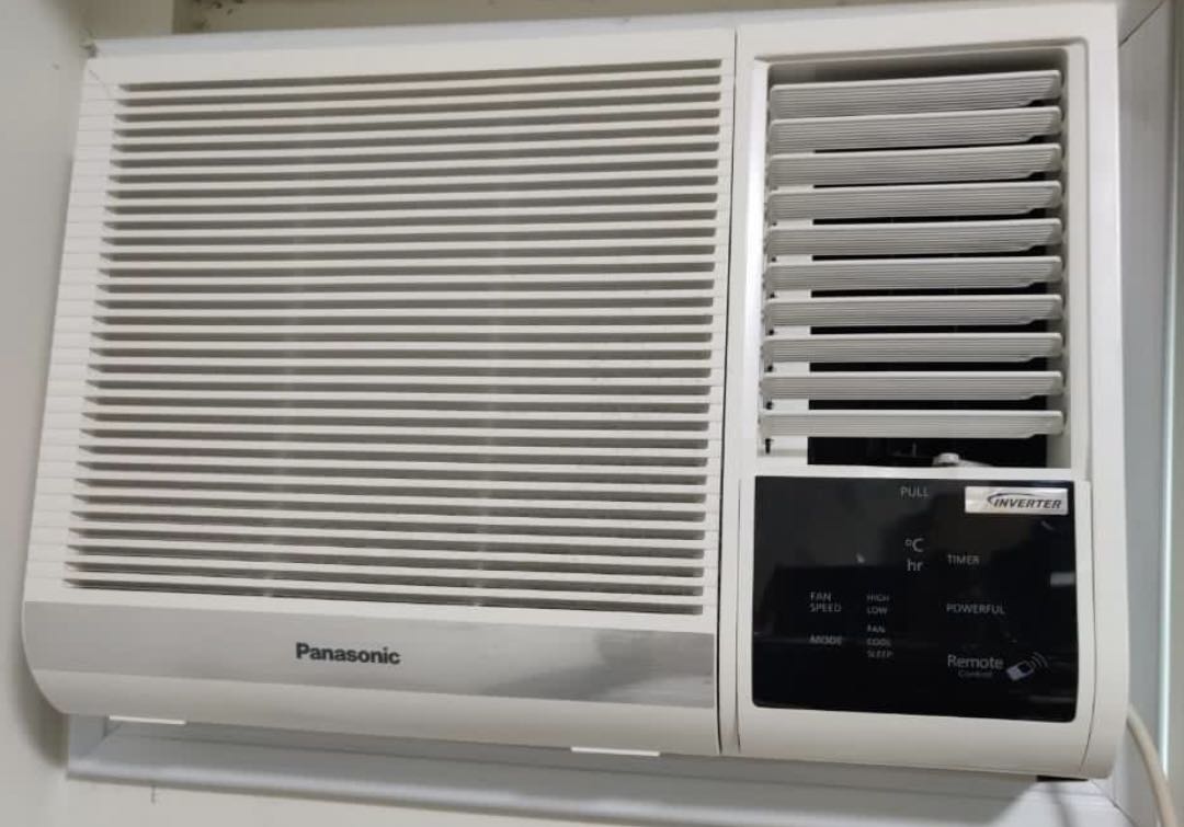 Panasonic Window Type Inverter Aircon 1hp, TV & Home Appliances, Air ...
