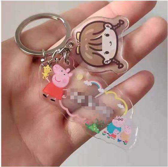 Peppa Pig keychain/ birthday gift / Personalised gift/ Keychain ...