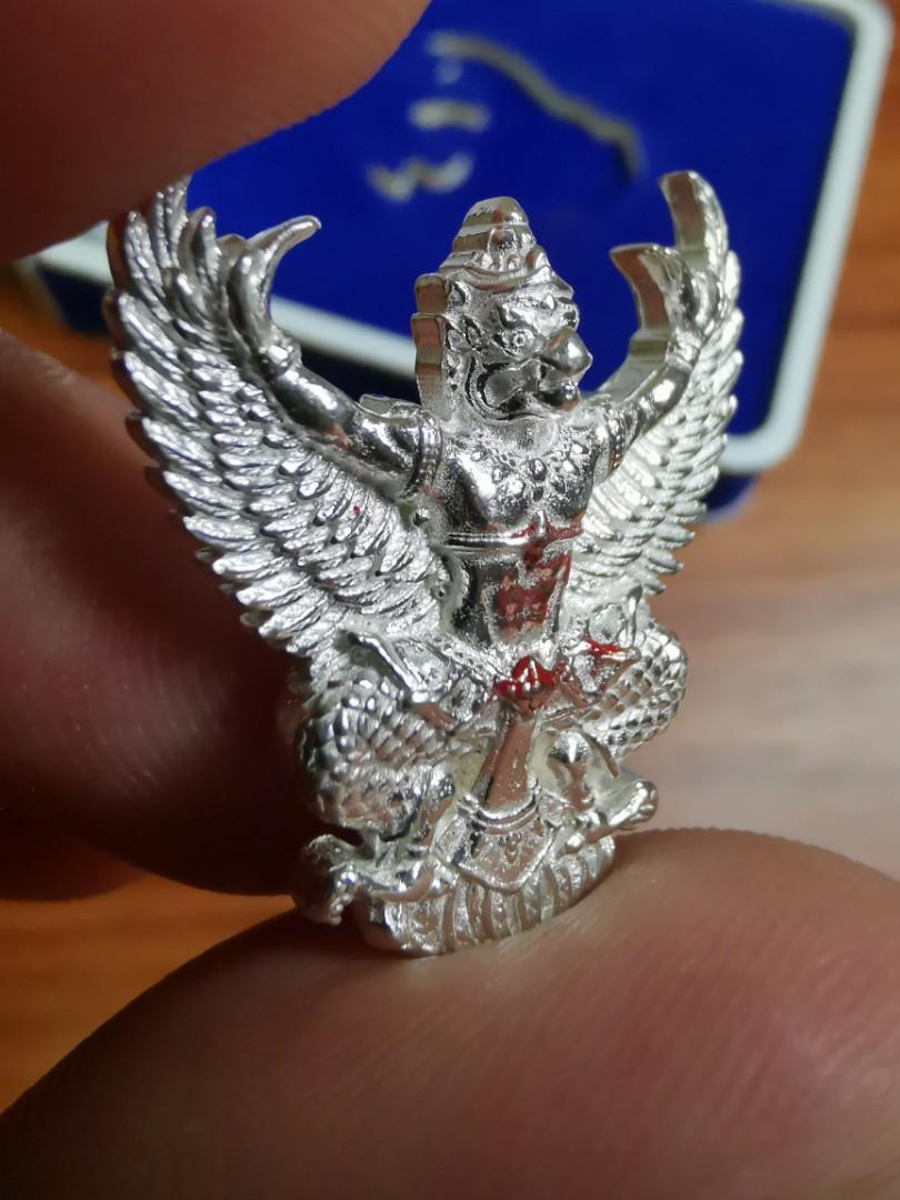 Phaya Krut Garuda amulet " Kathin" LP Wara B.E 2564 ( Real Silver / Wat ...