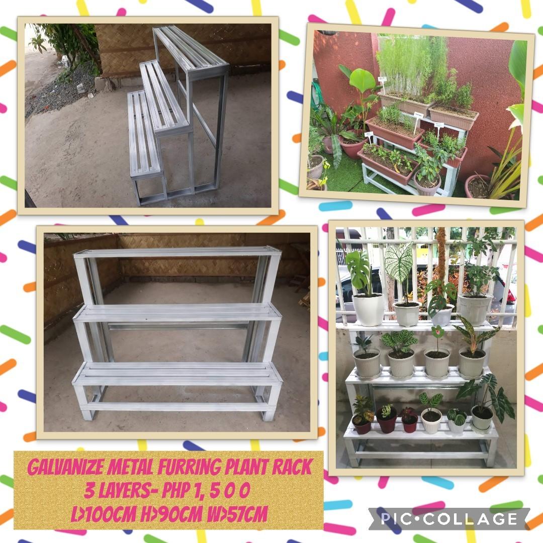 Plant Rack Galvanize metal furring on Carousell