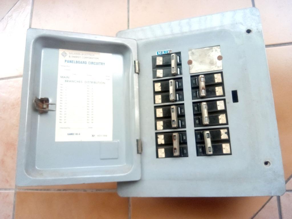 Power Electrical Circuit Breaker Socket Enclosure Panel Board Box ...