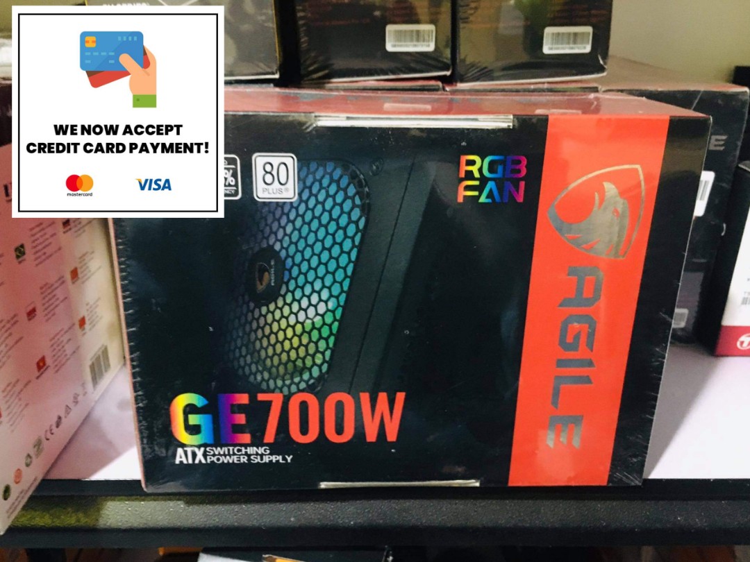 Powerlogic Agile GE-700 700W ATX Switching Power Supply Up to 85% ...