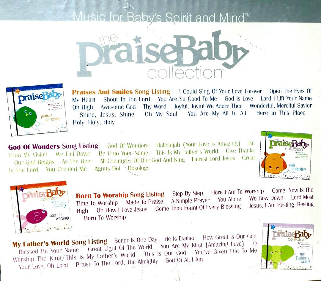 PraiseBaby CDs & 100 Singalong Bible Songs for Kids, Babies & Kids ...