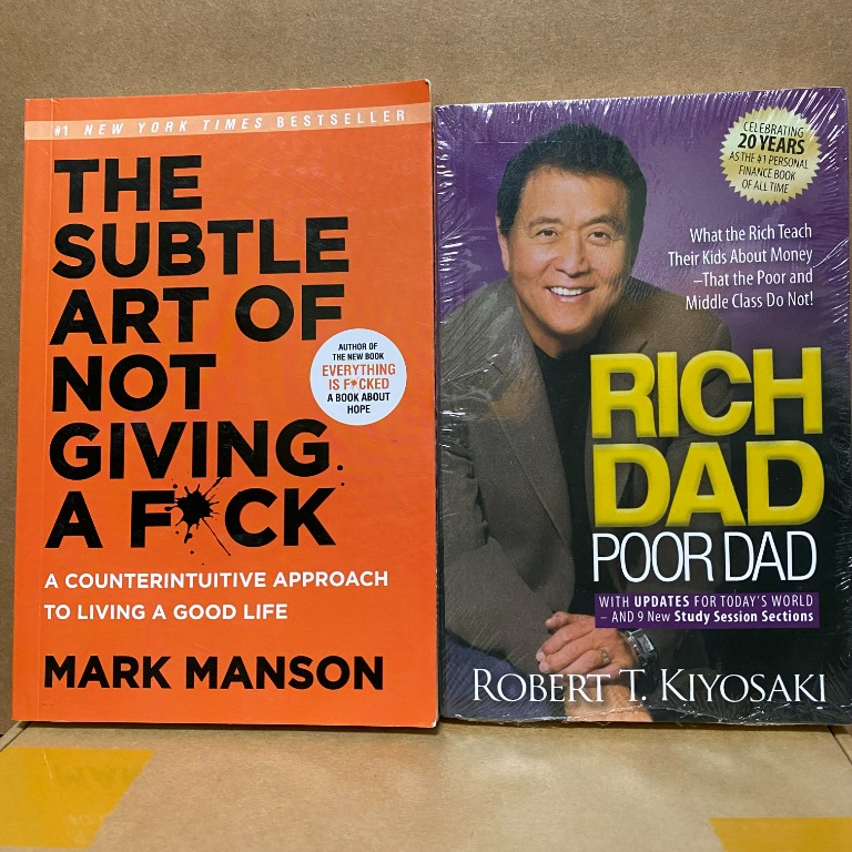 Rich Dad Poor Dad And The Subtle Art Of Not Giving A F Ck Bundle