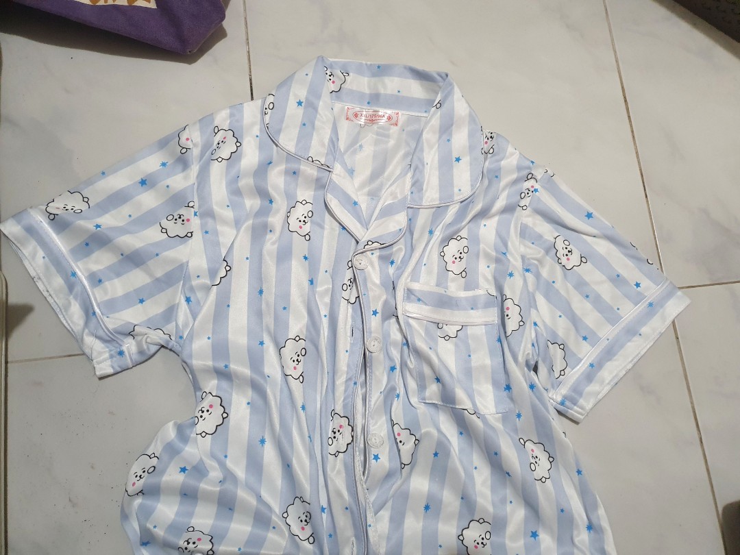 RJ BT21 BTS Pajama Set, Women's Fashion, Undergarments & Loungewear on ...