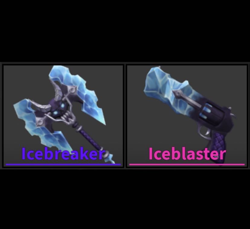 Roblox MM2 - Ice Set (Icebreaker + Iceblaster), 電子遊戲, 遊戲機配件, 遊戲週邊商品 ...