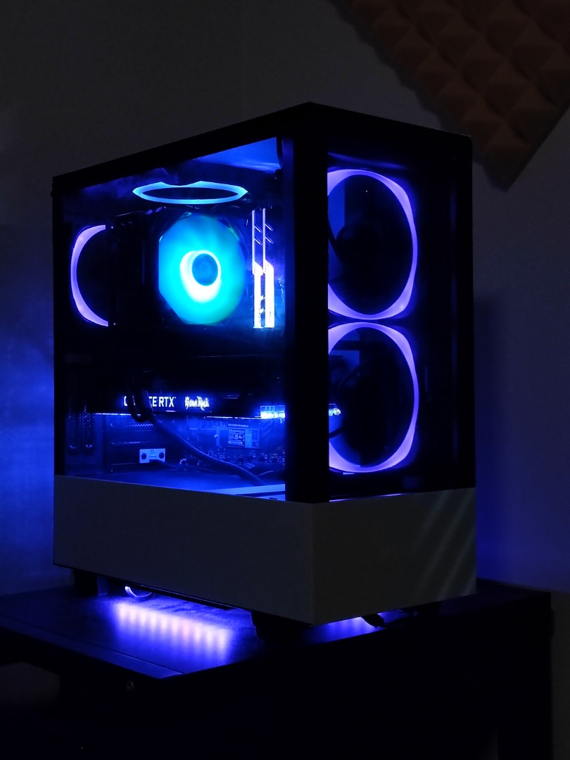 RTX 3070 Gaming Custom PC Desktop Ryzen 5 3600 H510 Elite Case ...