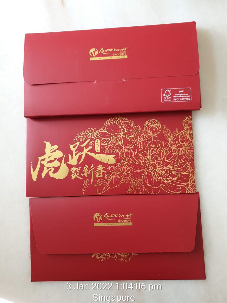 RWS MBS red packet 2022, Hobbies & Toys, Stationery & Craft, Other ...