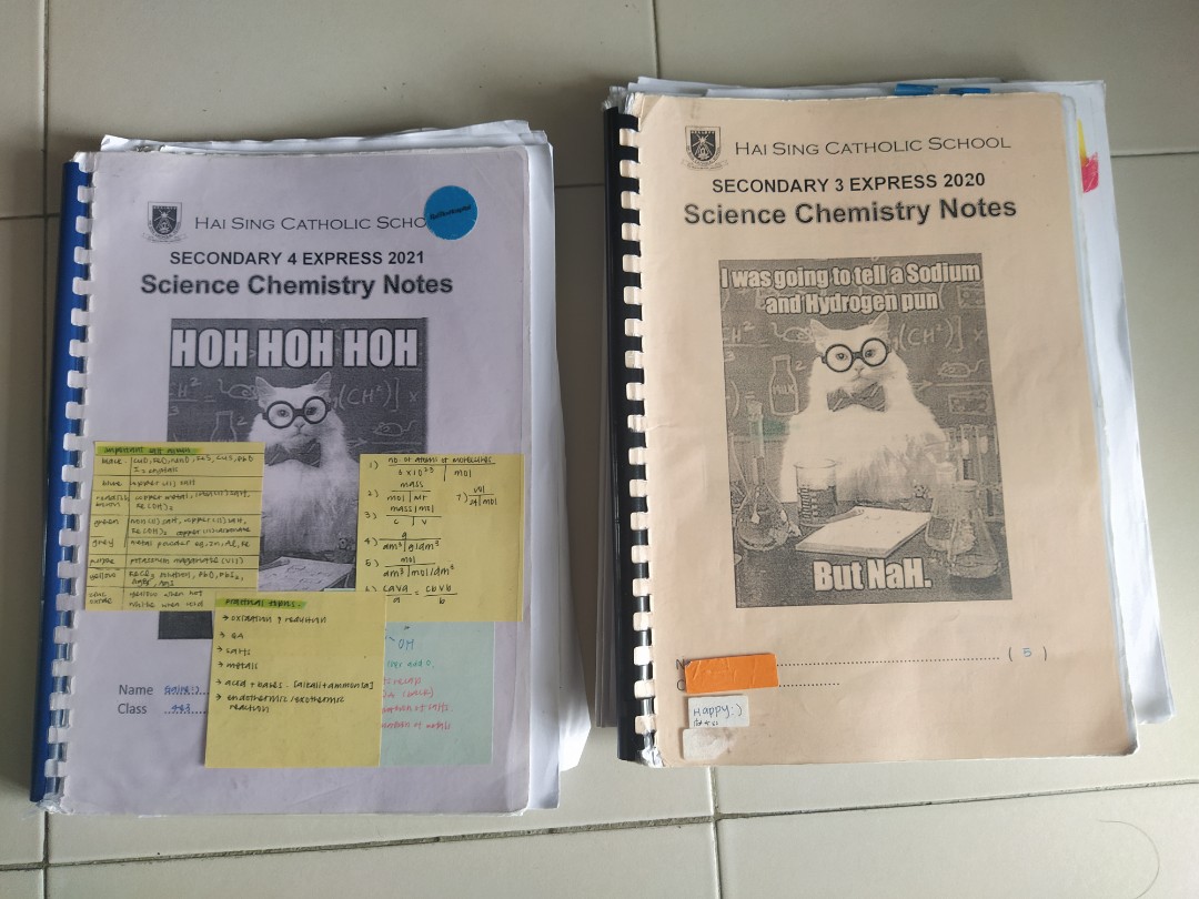 Science Chemistry Notes (Sec 3+Sec 4), Hobbies & Toys, Books ...
