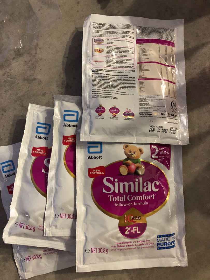 Similac total comfort stage 2 sachets, Food & Drinks, Beverages on ...