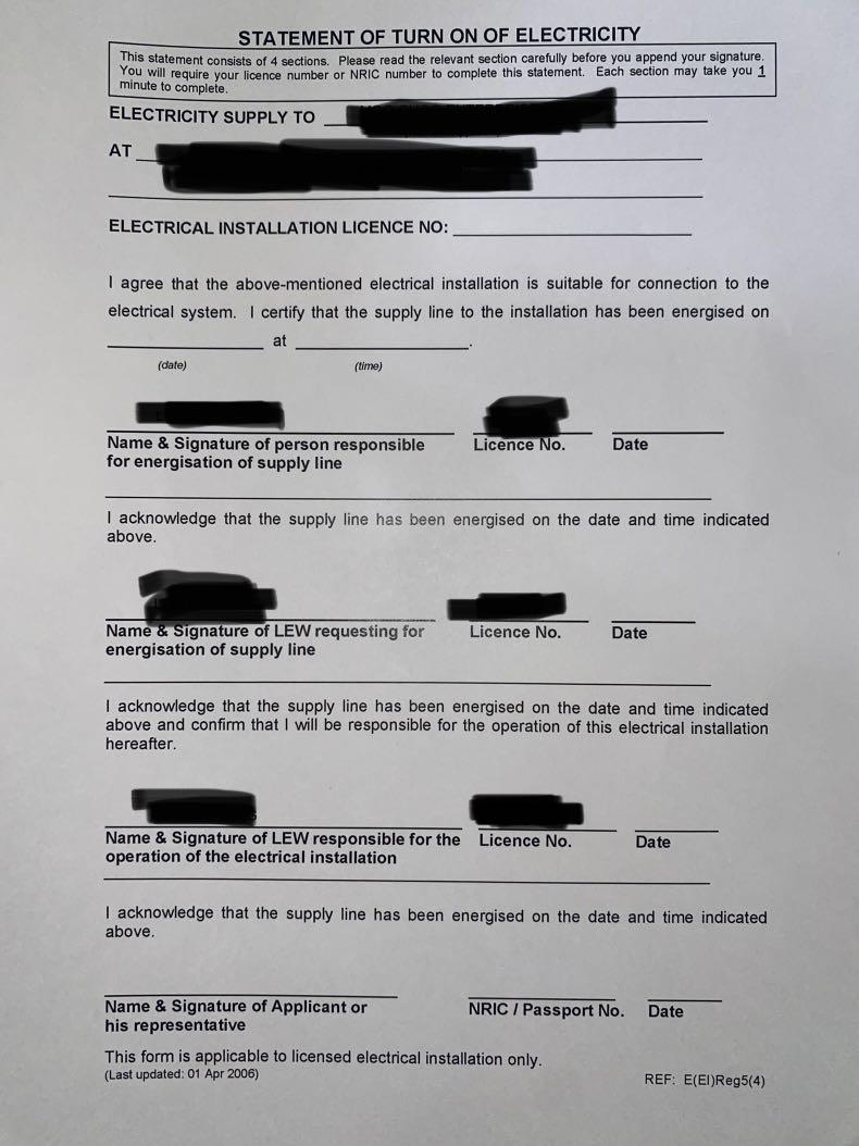 Provision of SLD - Electrical Single Line Diagram Drawing (W/O LEW ...
