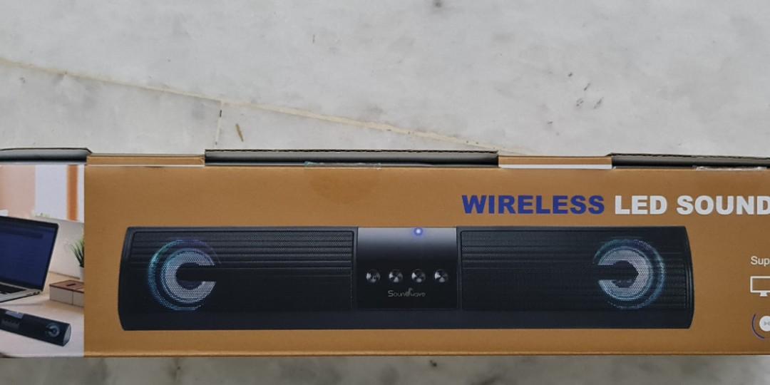 Soundwave Wireless LED Bluetooth Soundbar, Audio, Soundbars, Speakers ...