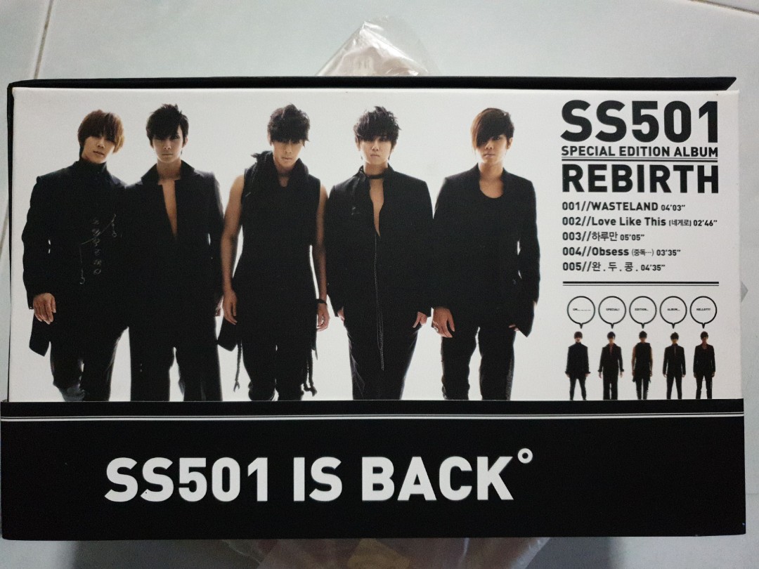 SS501 REBIRTH Special Edition Album, Hobbies & Toys, Memorabilia & Collectibles, K-Wave on Carousell