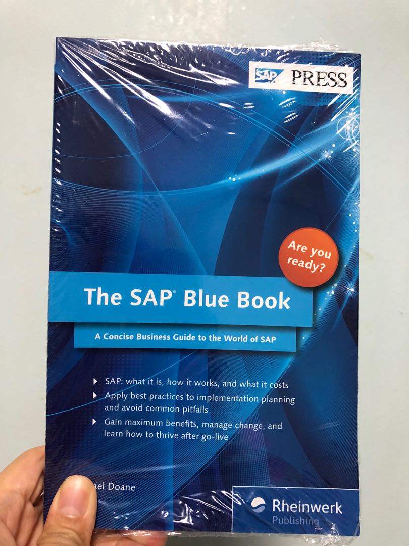 The SAP blue book, Hobbies & Toys, Books & Magazines, Textbooks on ...