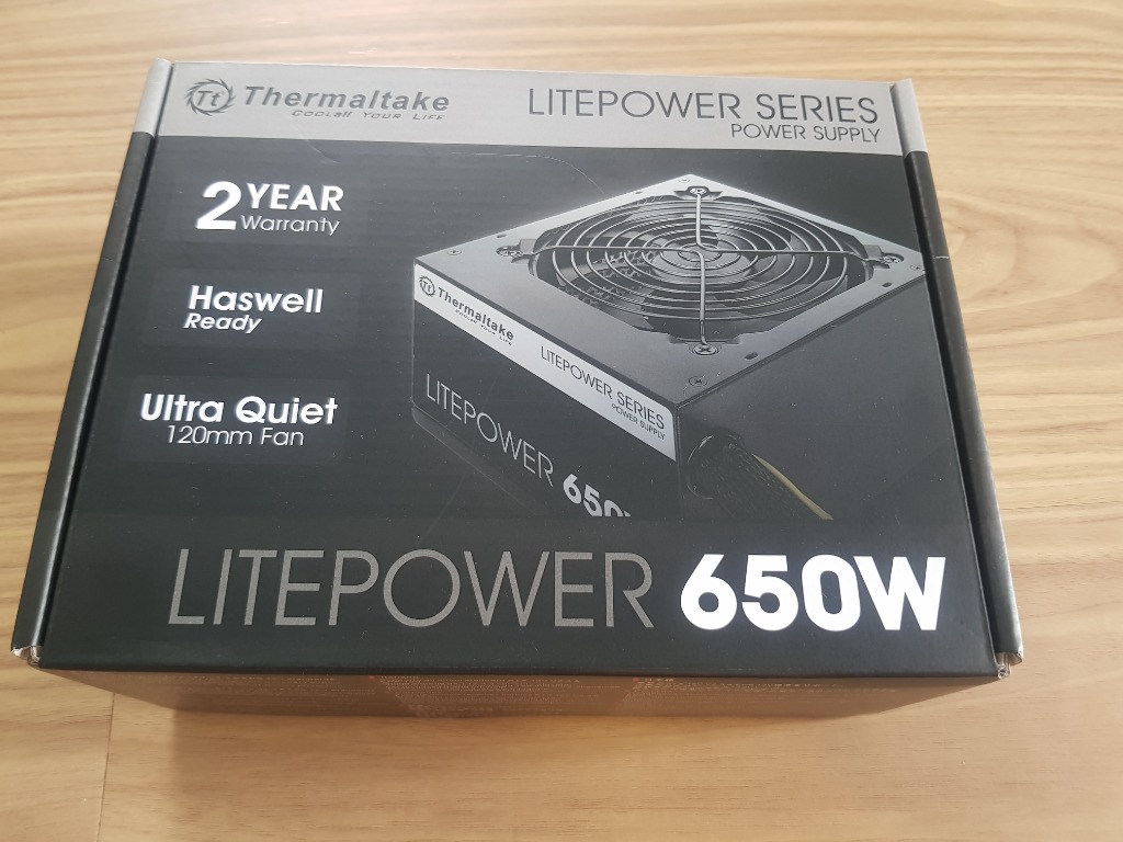 Thermaltake Litepower 650W Power Supply Unit, Computers & Tech, Parts ...