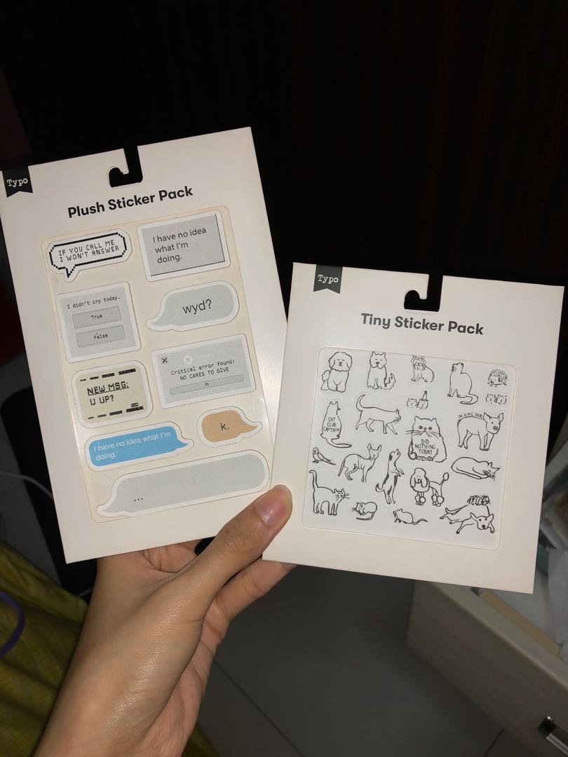 typo stickers, Hobbies & Toys, Stationery & Craft, Craft Supplies ...