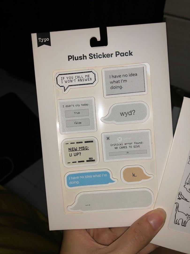 typo stickers, Hobbies & Toys, Stationery & Craft, Craft Supplies ...