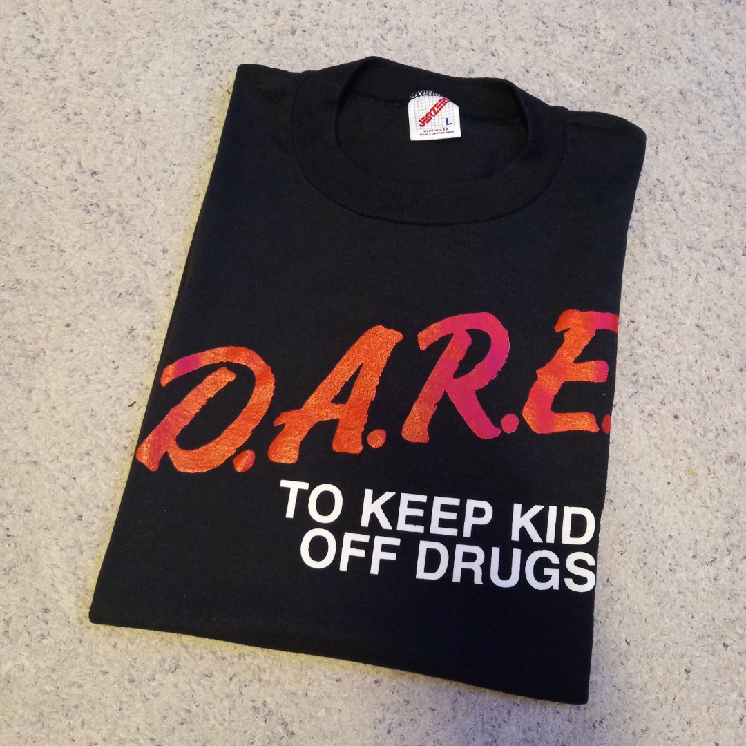 Vintage D.A.R.E 80s, Men's Fashion, Tops & Sets, Tshirts & Polo Shirts ...