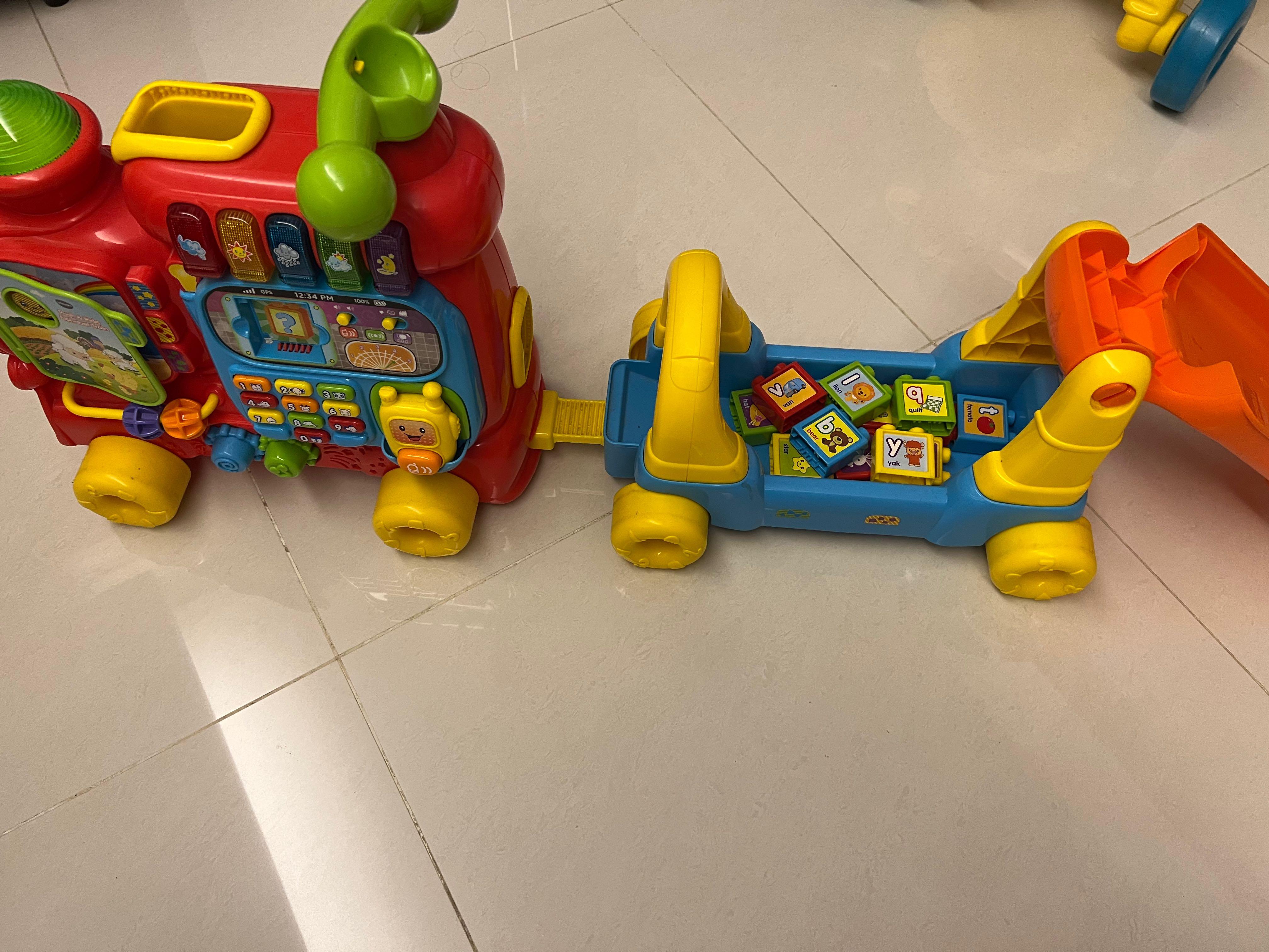 VTech Push & Ride Alphabet Train, Babies & Kids, Infant Playtime on ...