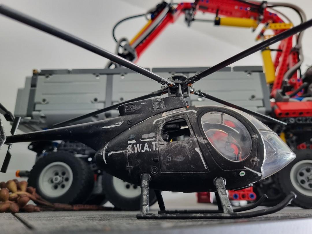 Newray Sky Pilot NH500 1:32 Agusta Westland Weathered SWAT Chopper ...