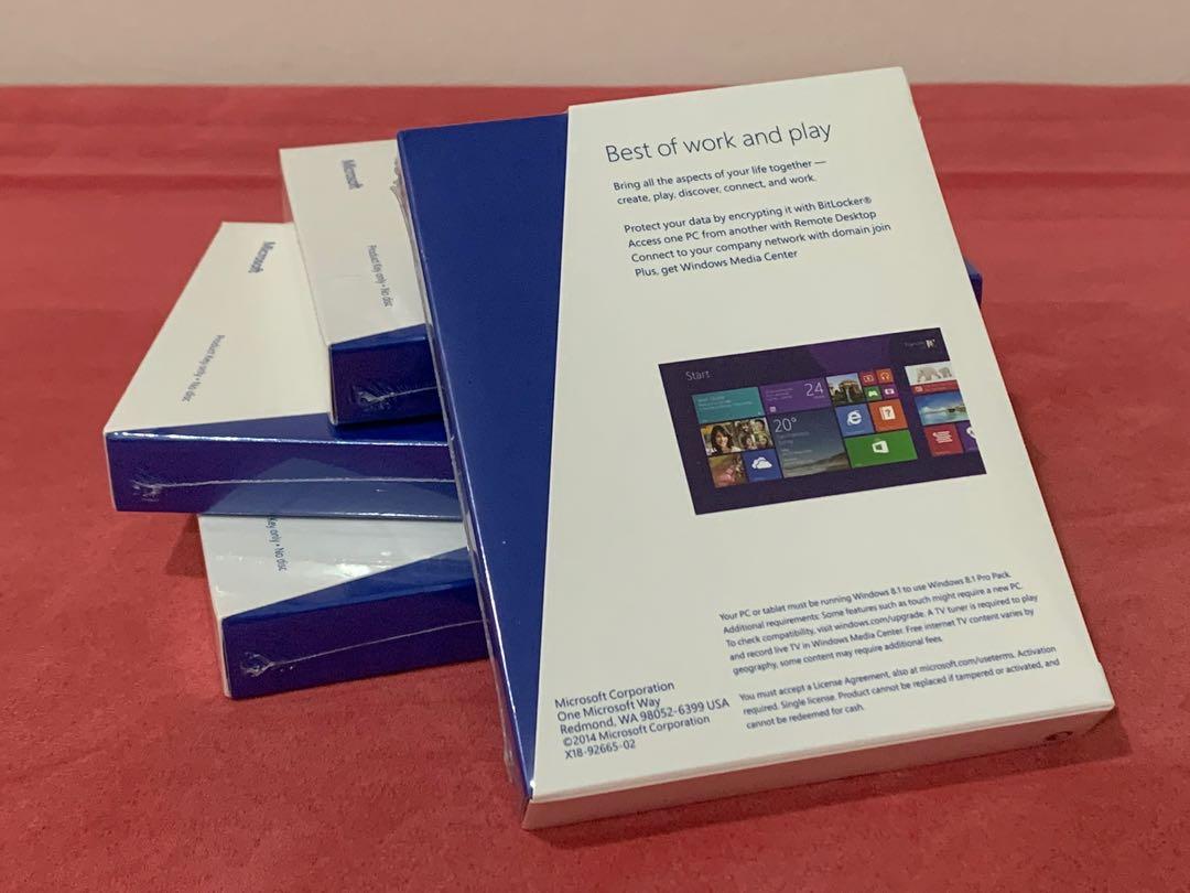 Windows 8.1 Pro Pack, Computers & Tech, Office & Business Technology on ...