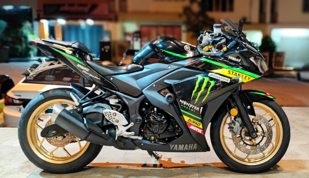 ?ReadyStock? Yamaha R25 V1 Decals Monster MotoGP Design And Available ...