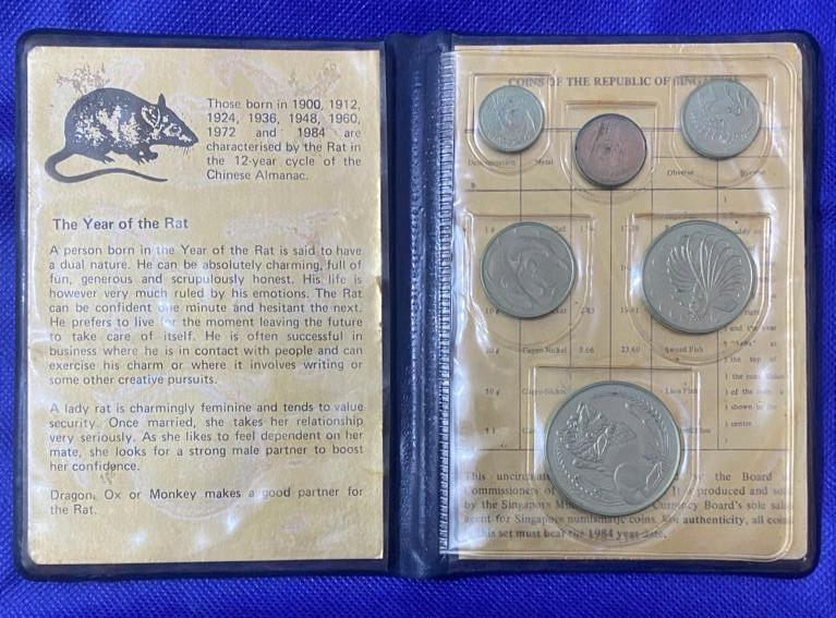 1984 Year of the Rat Wallet Coin Set, Hobbies & Toys, Memorabilia ...