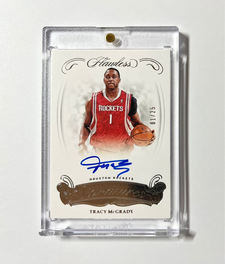 限量25張, jersey numbered 親筆簽名咭. 2017-18 Panini Flawless Excellence ...